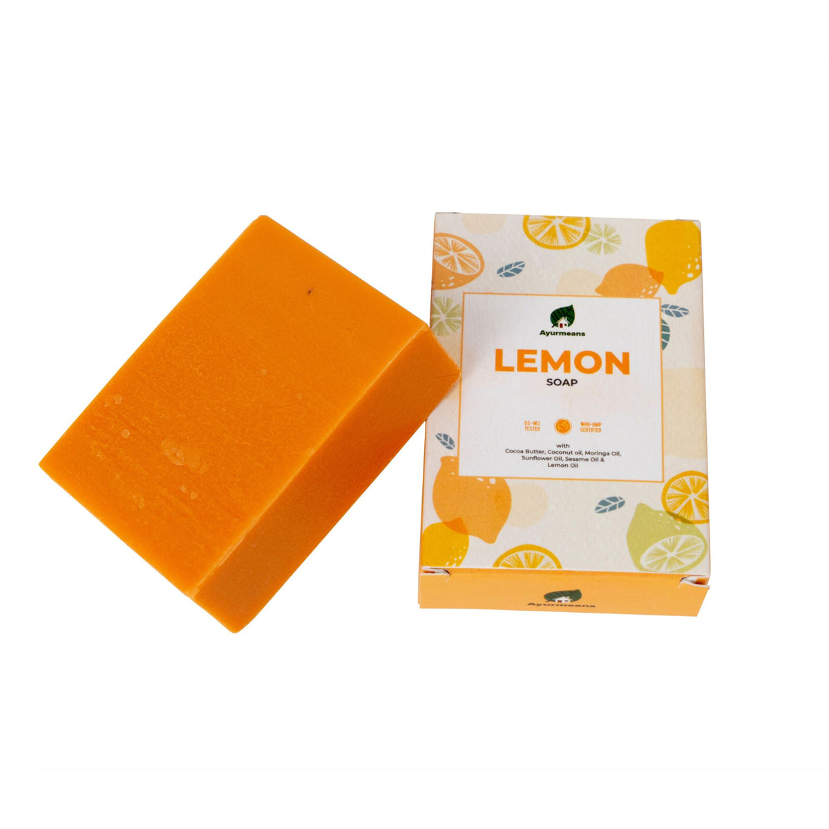 Organic Lemon Soap (3 Bars) – Ayurmeans