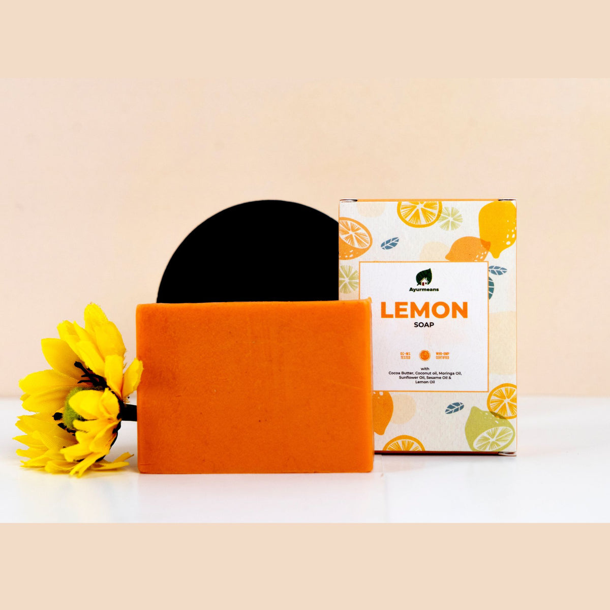 Organic Lemon Soap (3 Bars) – Ayurmeans