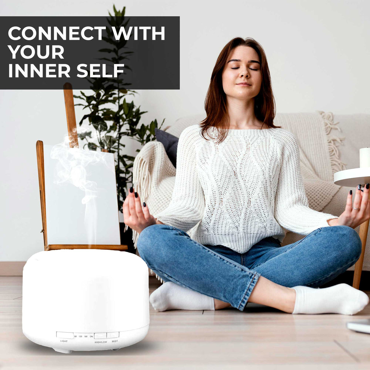 AD 600 Ultrasonic Aroma Electric Diffuser | Natural Essential Oil ...